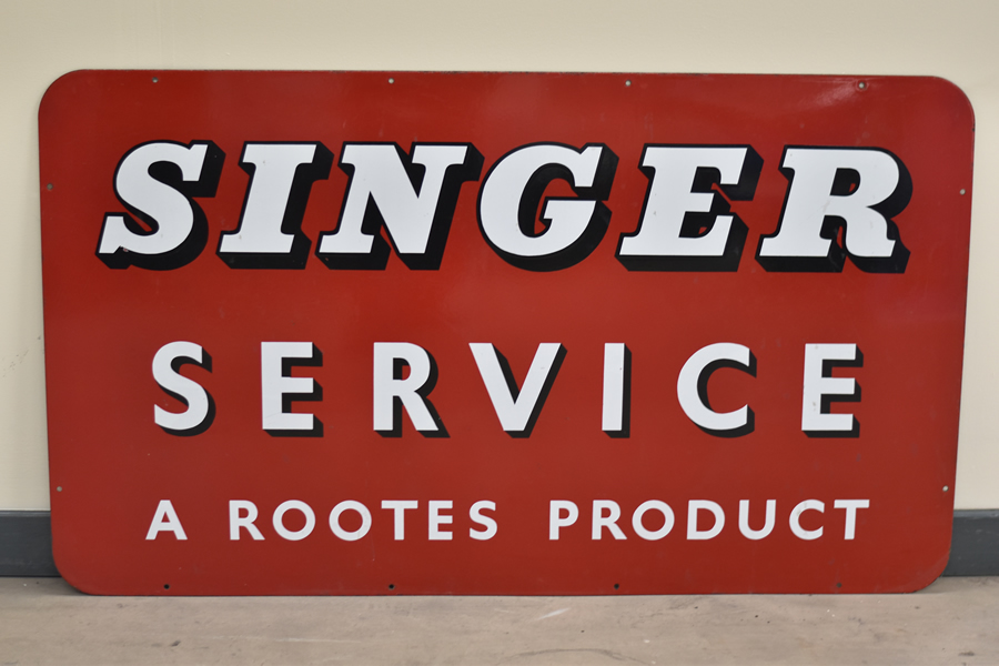 Singer Sign – Riverside Collectables